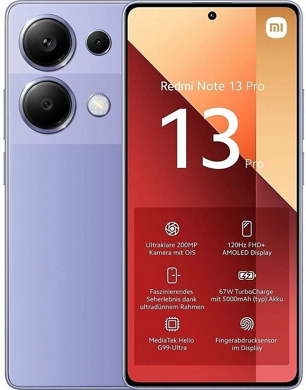 Comprar Xiaomi Redmi Note 13 Pro Doble SIM 256GB lavender purple barato ...