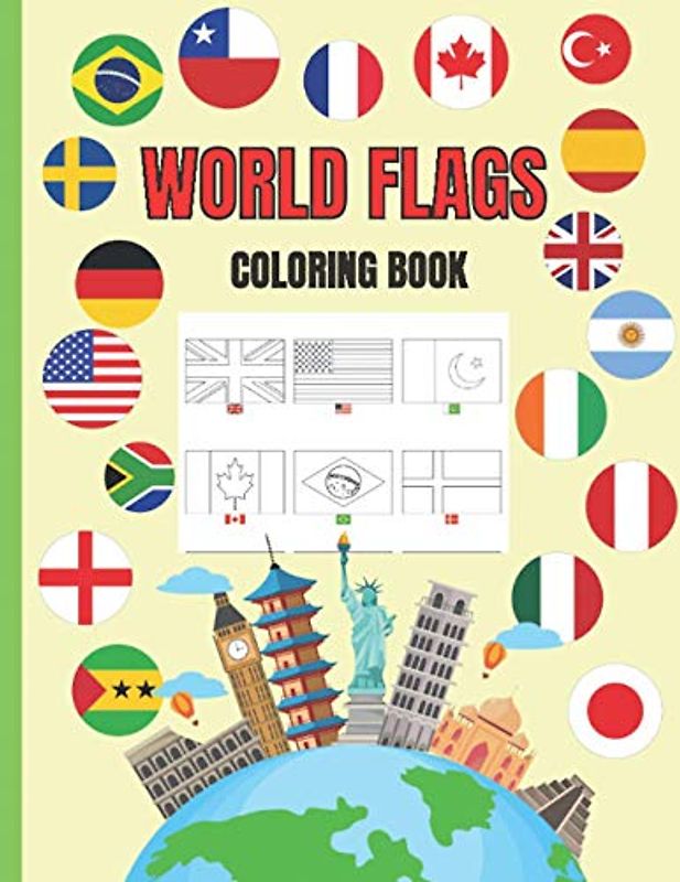 World Flags Coloring Book: Flags of the World Coloring Pages - Color ...