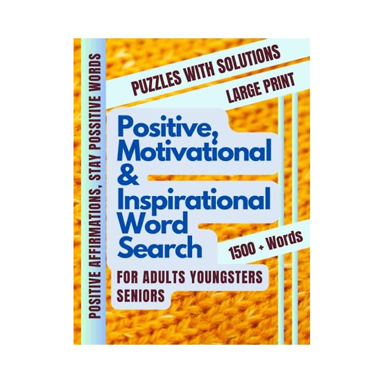 Positive, Motivational Word Search For Adults, Youngsters & Seniors ...