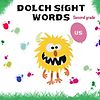 Dolch SECOND GRADE sight words | dolch sight words book: dolch sight ...