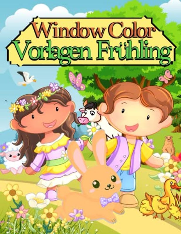 Window Color Vorlagen Frühling: Fensterbilder für Kinder | Blumen und ...