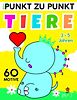 Von Punkt zu Punkt: Kleine Tiere zum Verbinden und Ausmalen. Malbuch ...