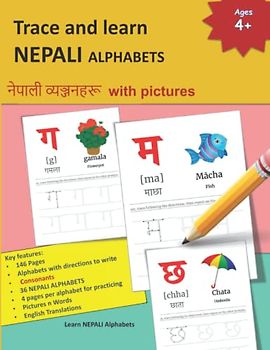 Trace and learn NEPALI ALPHABETS: नेपाली व्यञ्जनहरू with pictures | all ...