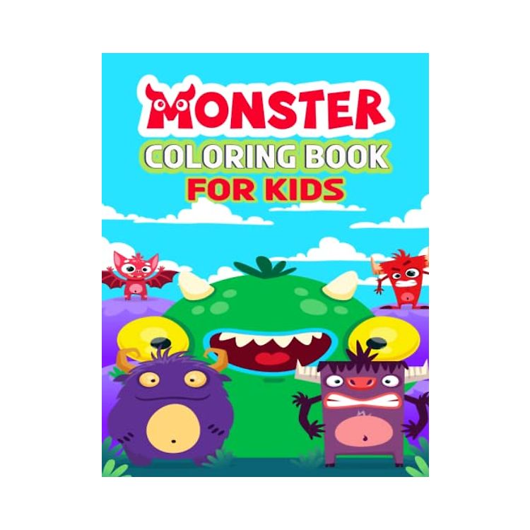 Monster coloring Book for Kids: A Unique Collection Of Monster Coloring ...