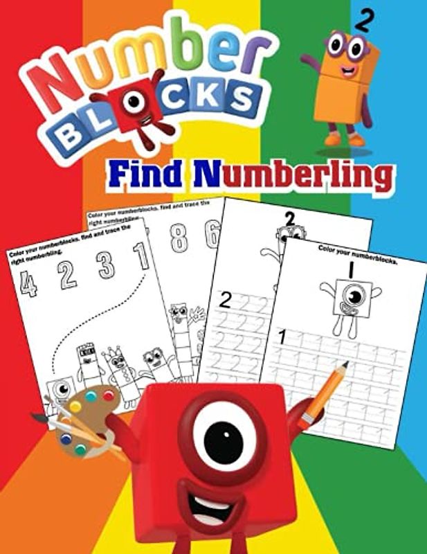 Numberblocks Find Numberling Book: Find Numberling - Count and Match ...