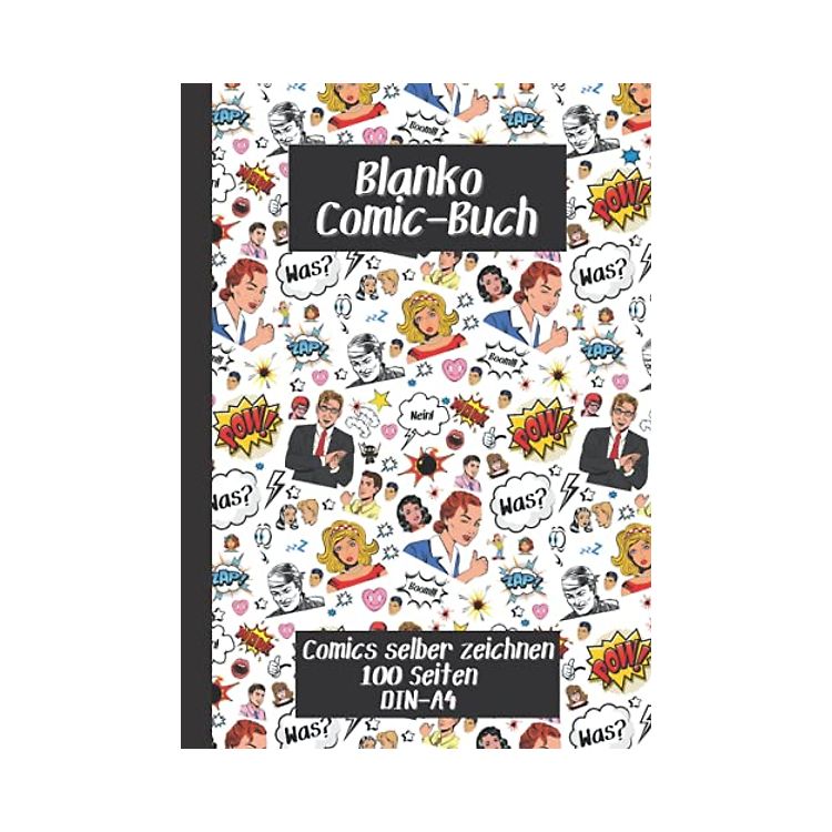 Blanko Comic-Buch: Comics selber zeichnen | 100 Seiten | A4 ...