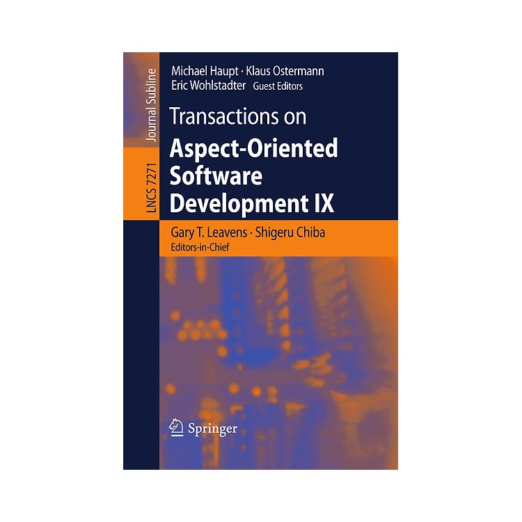 Transactions on Aspect-Oriented Software Development IX gebraucht kaufen