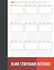 Blank Storyboard Notebook: Storyboard Sketchbook Paper Template Panel ...