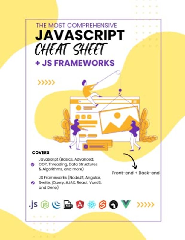 The Most Comprehensive Javascript Cheat Sheet + JS Frameworks Laminated ...