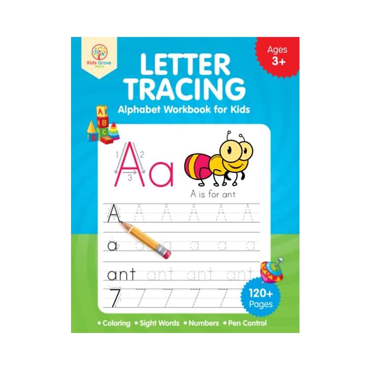 Letter Tracing Alphabet Workbook for Kids: Learning to write letters ...