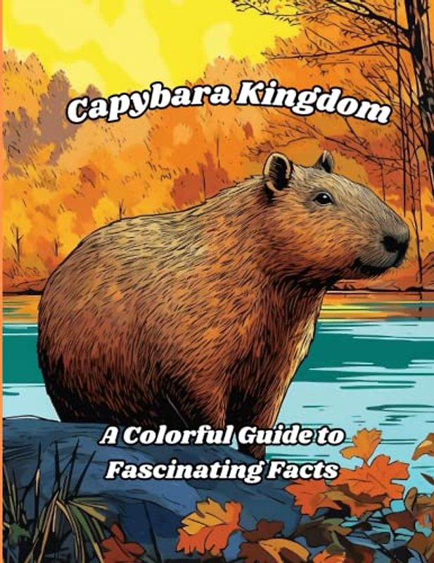 Capybara Colors: Fun Facts & Coloring Book: Discover the World of ...