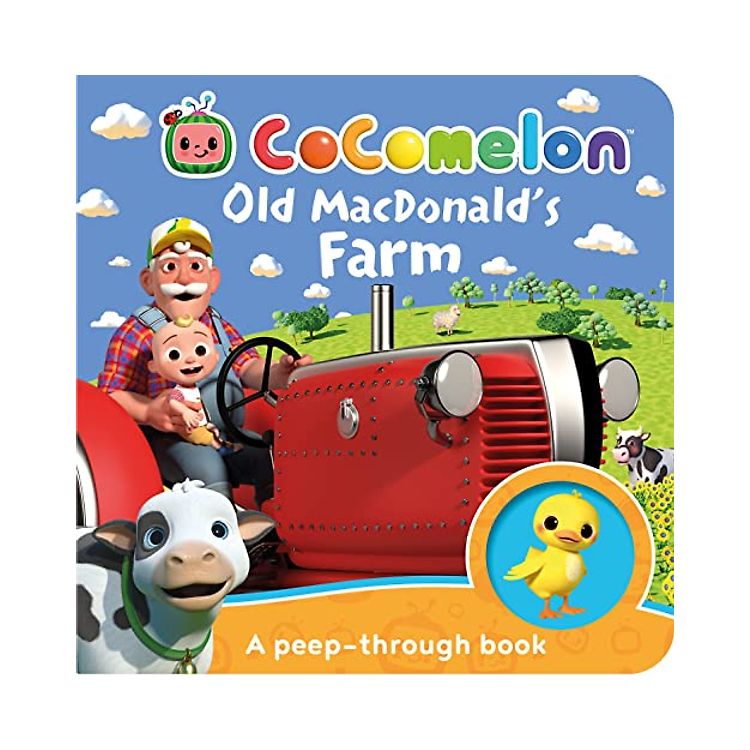 Official Cocomelon: Old MacDonald’s Farm: A peep-through book: Learn ...