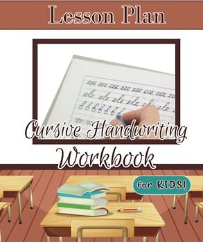 Cursive writing Workbook for Kids Lesson Plan: Elegant Penmanship ...