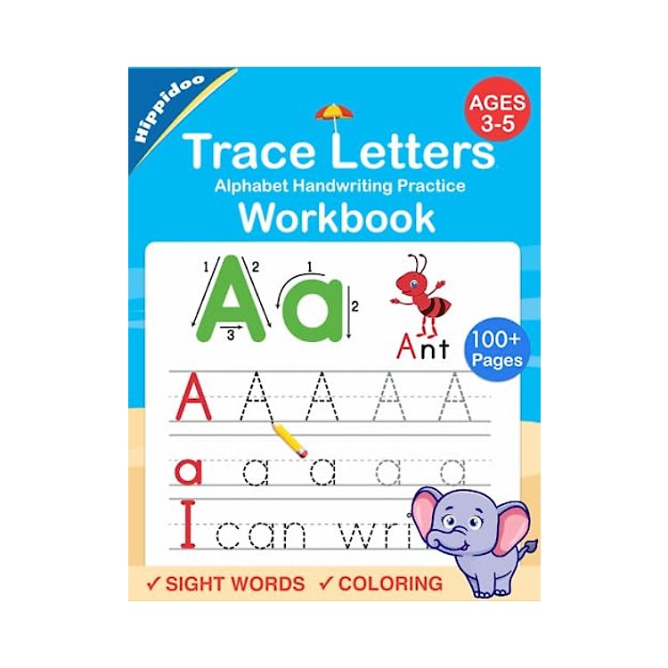 Trace Letters: Alphabet Handwriting Practice workbook for kids ...
