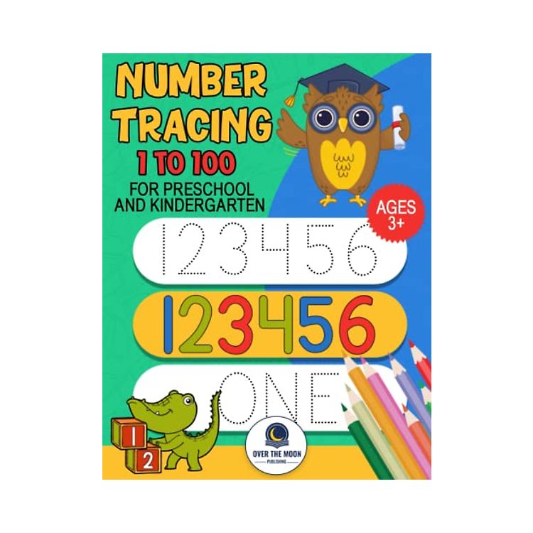 Tracing Numbers 1 to100 for Preschool and Kindergarten: Number practice ...