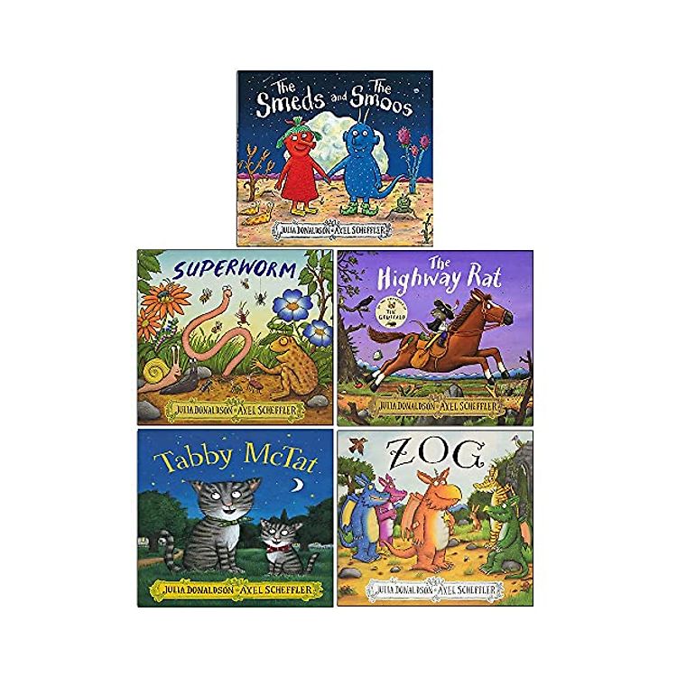 Julia Donaldson 5 Books Collection Set By The Creators of the Gruffalo ...