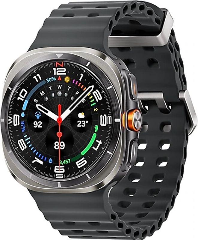 Refurbished Samsung Galaxy Watch Ultra 47 mm kast van titanium op ...
