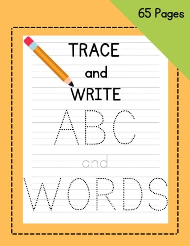 Trace and Write ABC and WORDS Preschool/Kindergarten Handwriting ...