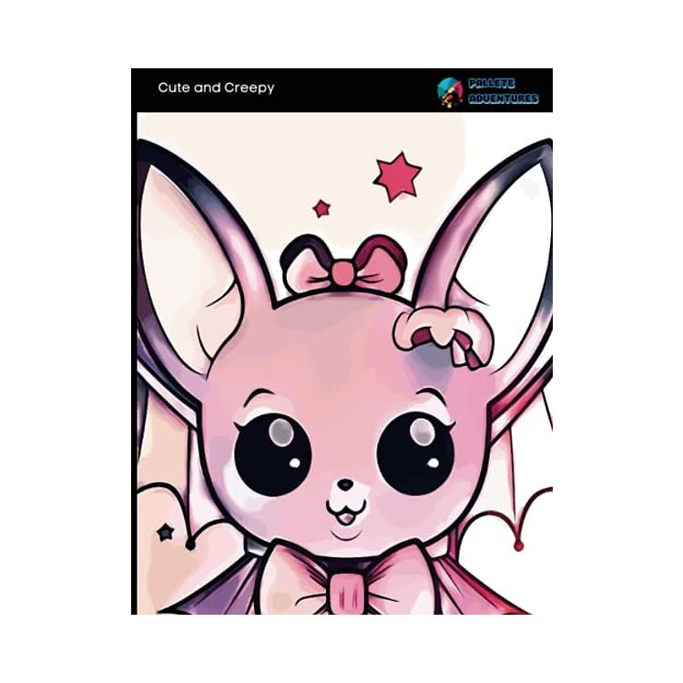 Cute and Creepy Coloring Book: A Kawaii Twist on Horror and Goth: Chibi ...