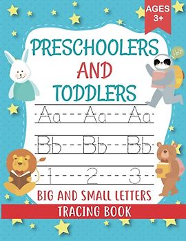 Preschoolers and Toddlers Big and Small letters tracing book ages 3-6 ...