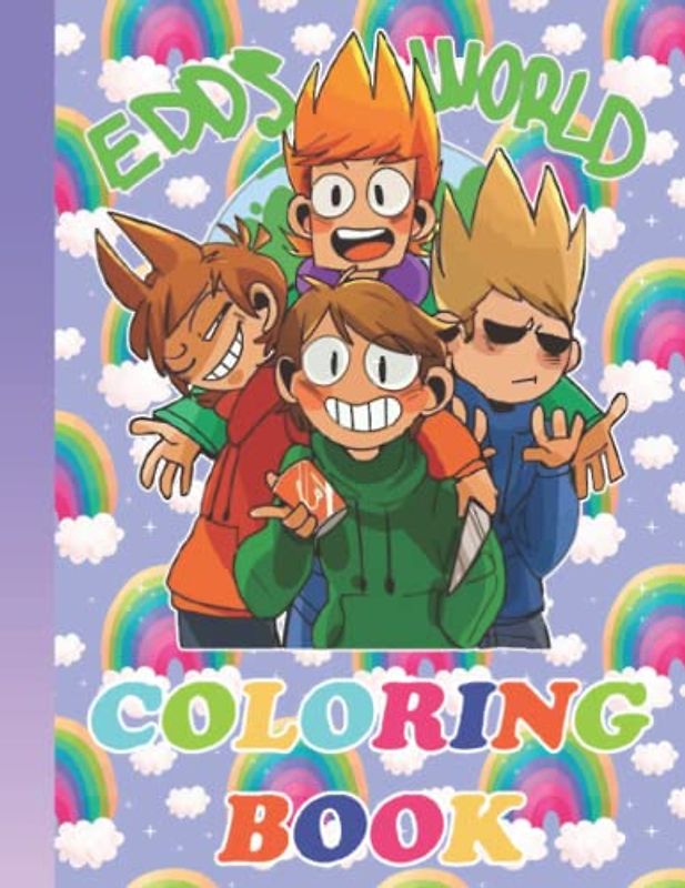 Eddsworld Coloring Book Animated for Fan Boys Girls Teen Kids: Eddsworld Coloring Books ...