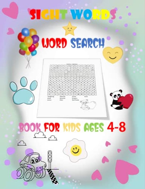 Sight Words Word Search Book for Kids ages 4-8: The Big Sight Words ...