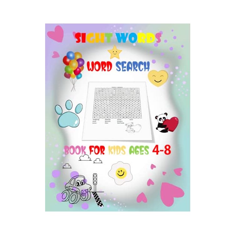 Sight Words Word Search Book for Kids ages 4-8: The Big Sight Words ...