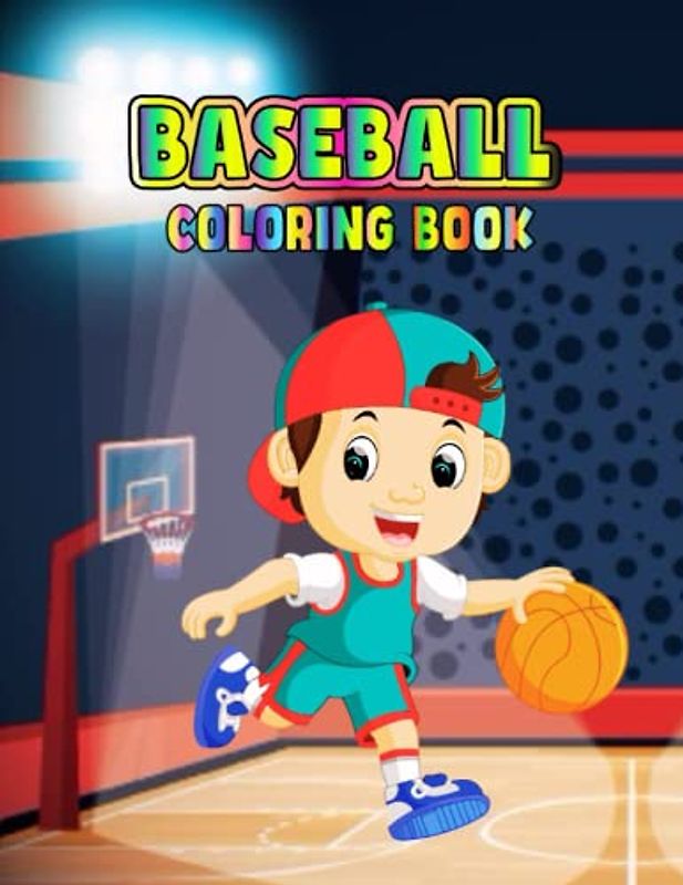 Basketball Coloring Book For Kids: This Coloring Book Features 30 ...