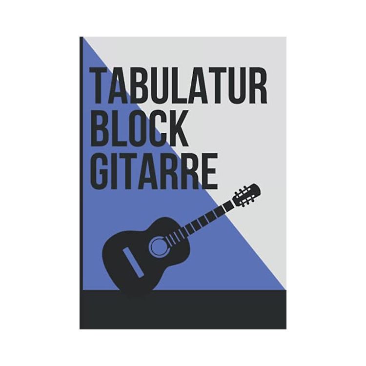 Tabulatur Block Gitarre: Leeres Gitarren Tabulatur Notenbuch Mit 110 ...