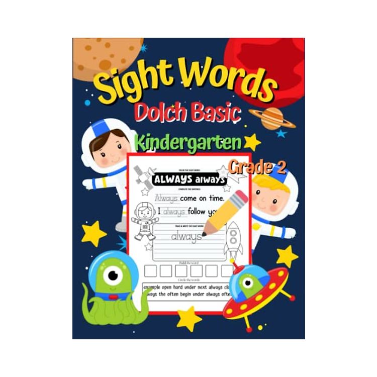Dolch Basic Sight Word Kindergarten Second Grade: High Frequency Sight ...