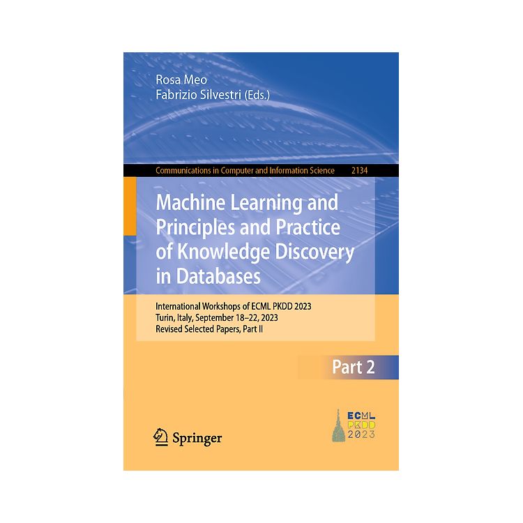 Machine Learning and Principles and Practice of Knowledge Discovery in Databases gebraucht kaufen