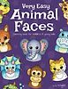 Very Easy Animal Faces Colouring Book for Toddlers and Young Kids: 30 ...