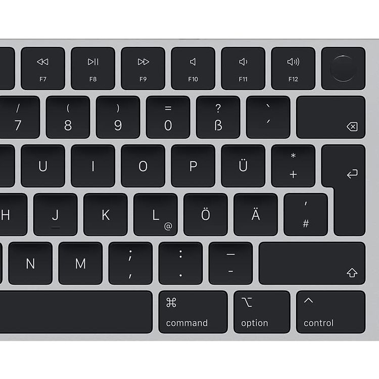 Apple Magic Keyboard mit Touch ID und Ziffernblock [deutsches ...