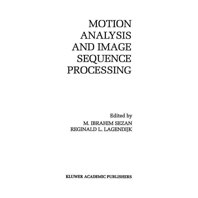 Motion Analysis and Image Sequence Processing gebraucht kaufen
