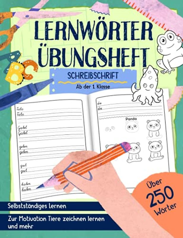 Lernwörter Übungsheft - Schreibschrift - Ab der 1. Klasse ...
