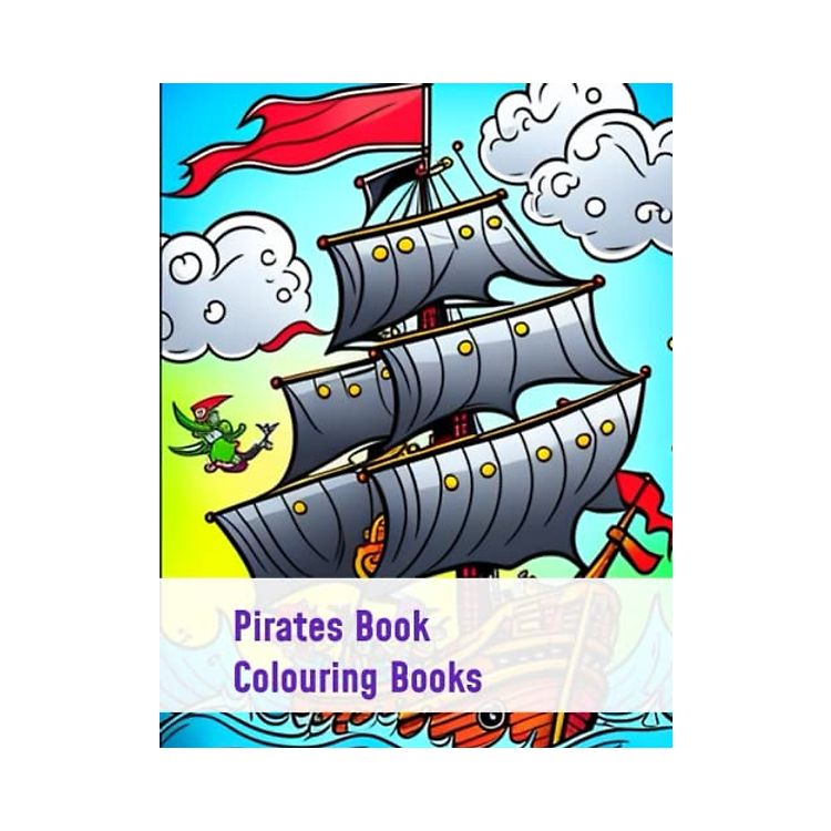 Pirate Coloring Book for Kids - 50 High-Quality Illustrations of ...