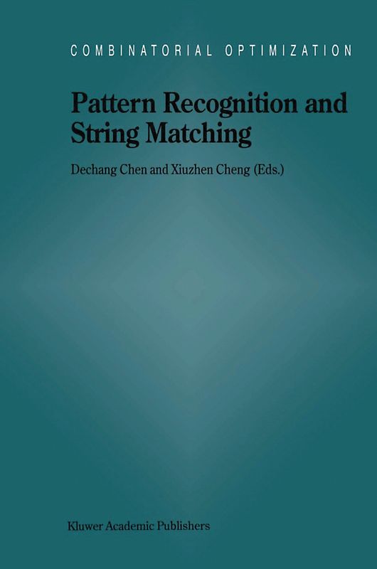 Pattern Recognition and String Matching gebraucht kaufen