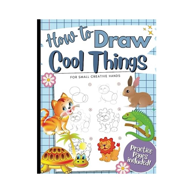 How to Draw Cool and Simple Things Book | Easy to Difficult Step By ...