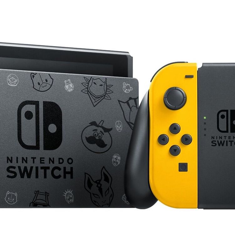 Nintendo Switch 32 GB Fortnite Special Edition inkl. Controller Gelb Blau Konsole ohne Spiel schwarz verkaufen rebuy