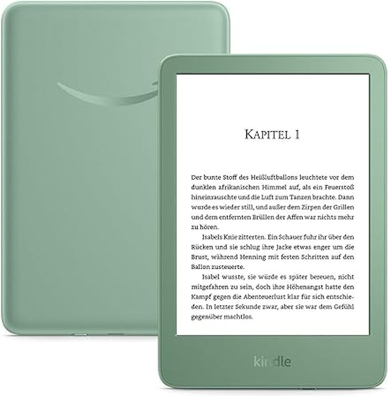 Amazon Kindle 6" 16GB [Wi-Fi, 11. Generation, Modell 2024] matcha green ...