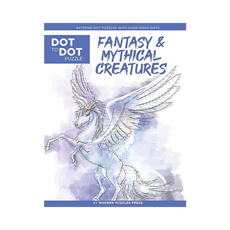 Fantasy & Mythical Creatures - Dot to Dot Puzzle (Extreme Dot Puzzles ...
