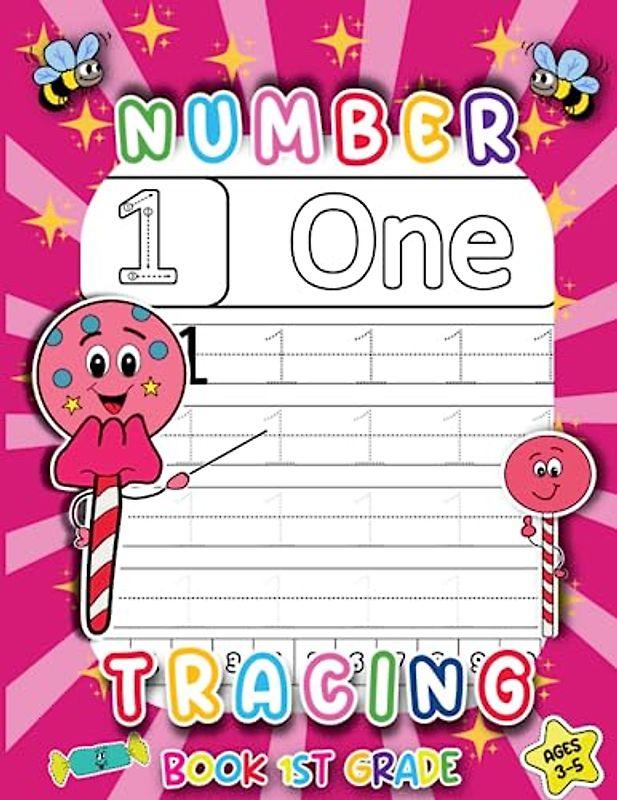 number tracing 1st grader: writing numbers 1 to 100 for kindergarten ...