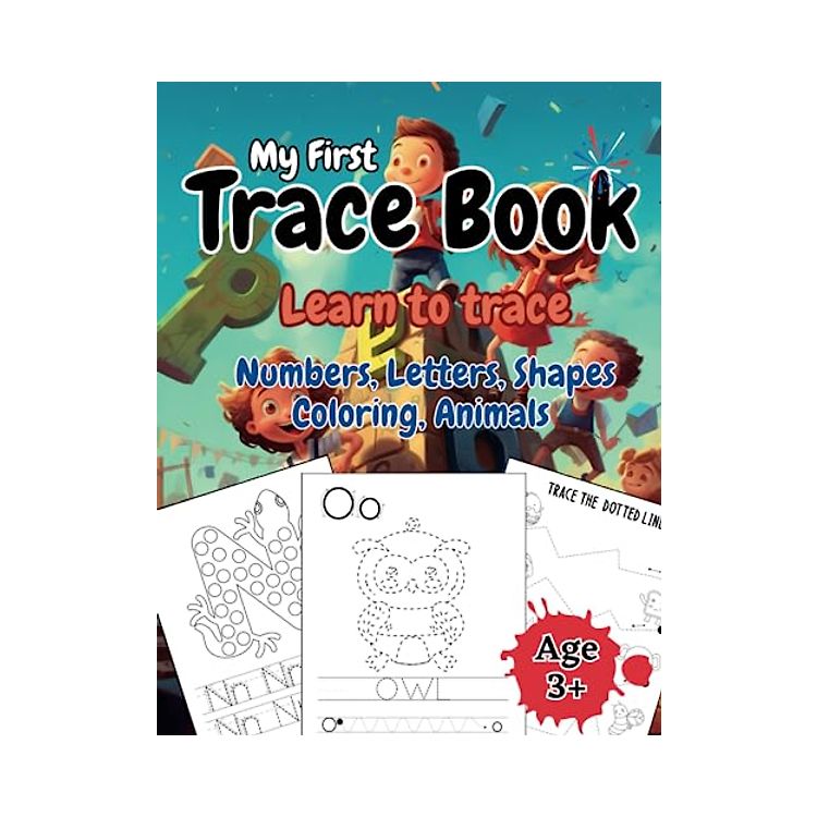 My First Trace Book Learn to trace: Trace Shapes - Learning Shapes ...