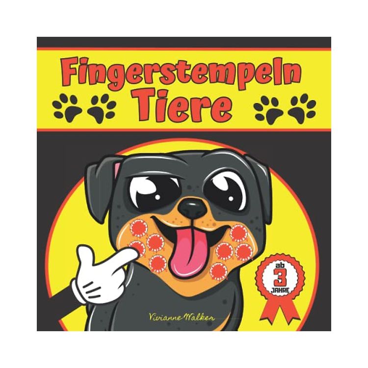 Fingerstempeln Tiere Ab 3 Jahre: Fingerstempelbuch Bauernhof Ab 2-3 ...