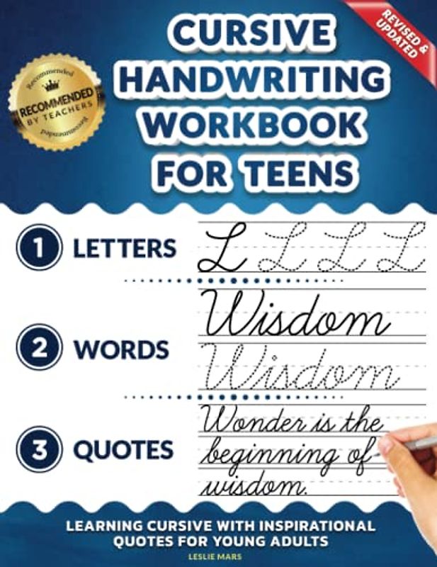 Cursive Handwriting Workbook for Teens: Learning Cursive with ...