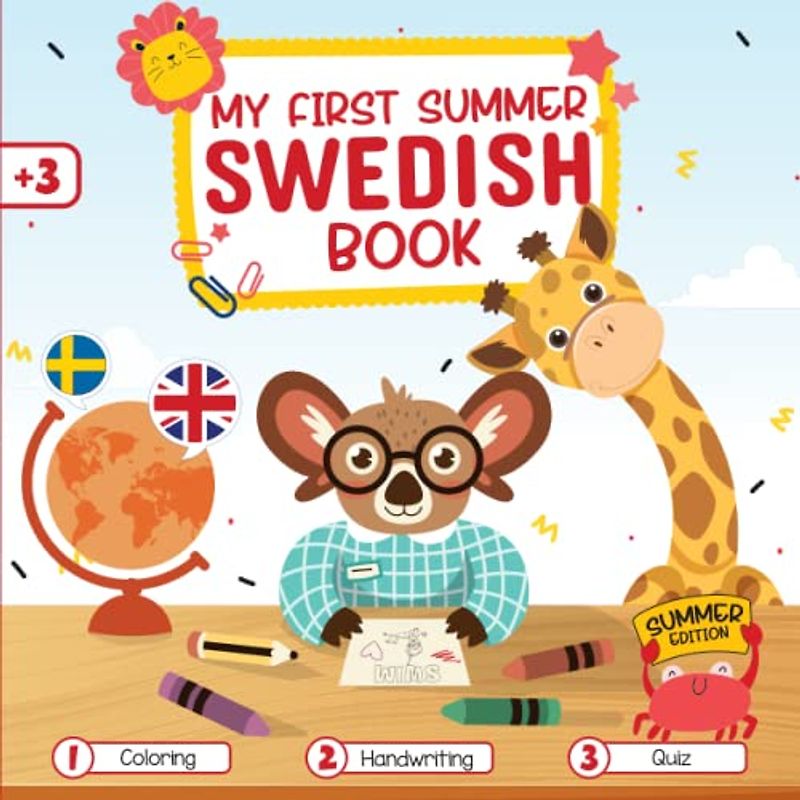 My First Summer Swedish English Book: A Cute Educational Swedish ...