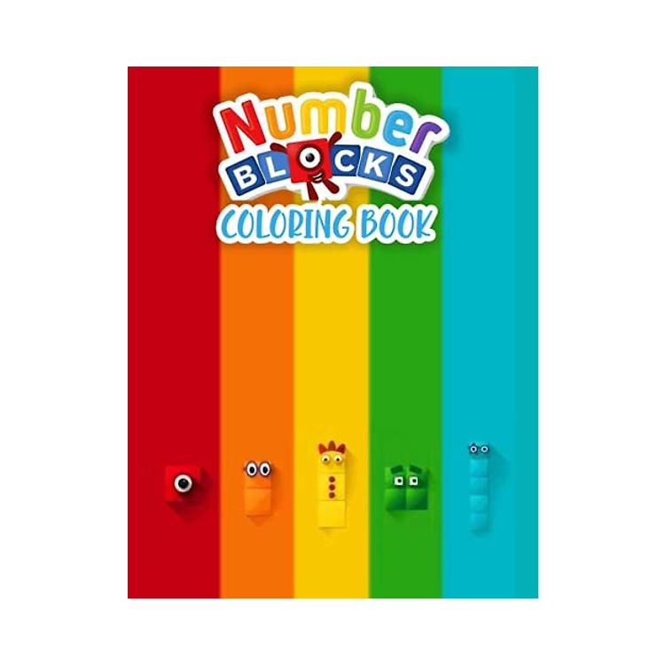 Numberblocks coloring book: A Numberblocks book with random and ...