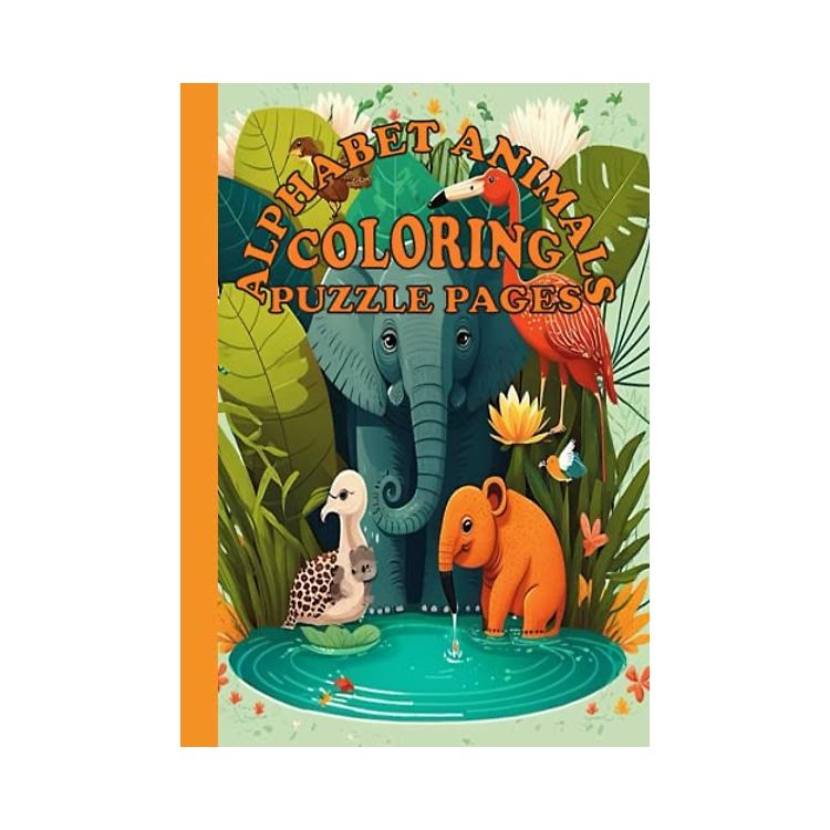 Alphabet Animals Coloring Puzzle Pages: Animal Alphabet Puzzle ...