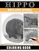 Hippo Dots Lines Spirals Coloring Book: Great Illustrations Of ...