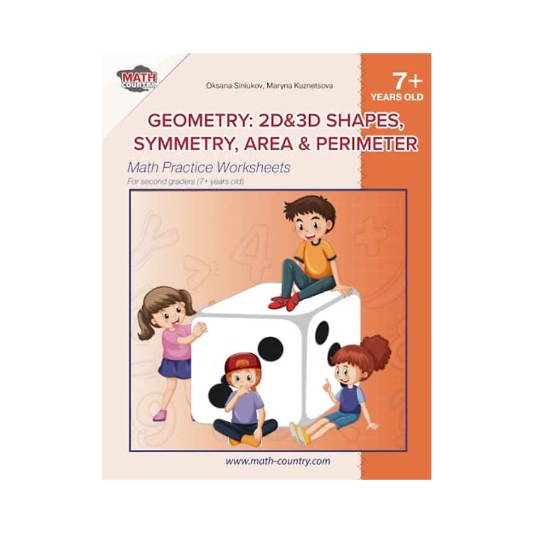 Geometry: 2D & 3D shapes, symmetry, area & perimeter: Math practice ...